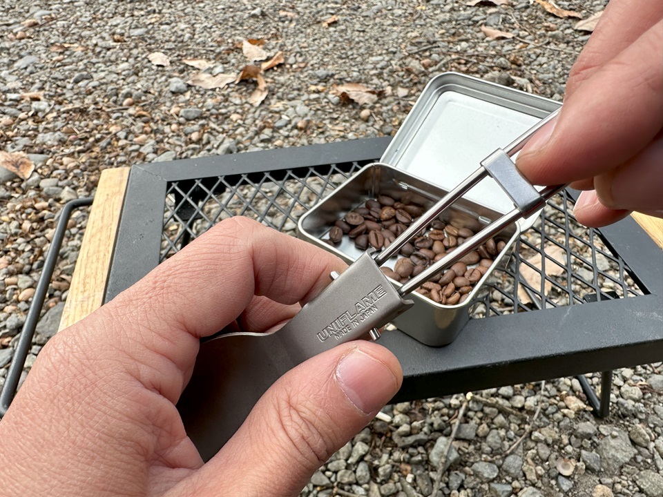 アウトドアのお供にユニフレームFDフォークTi・FDスプーンTi